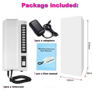 Wireless Intercom Phones For Homes, Offices and Hotels