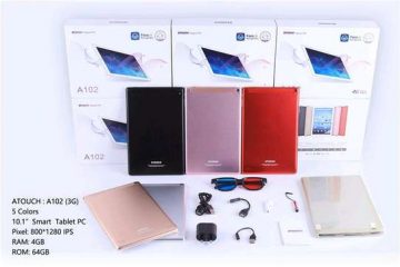 Atouch A102 Dual Sim Tablet - 10.1" Screen Size